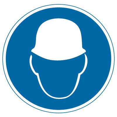 ISO Symbols Labels - Wear Head Protection | Seton