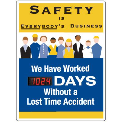 Motivational Safety Scoreboards - Safety Is Everybody's Business | Seton