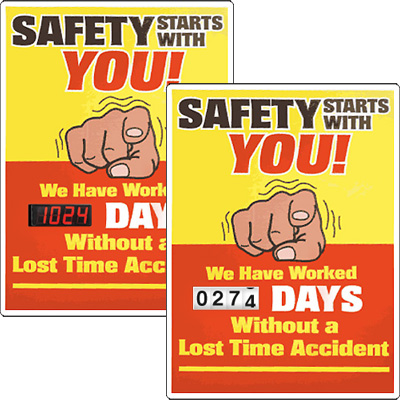 Motivational Safety Scoreboards - Safety Starts With You | Seton