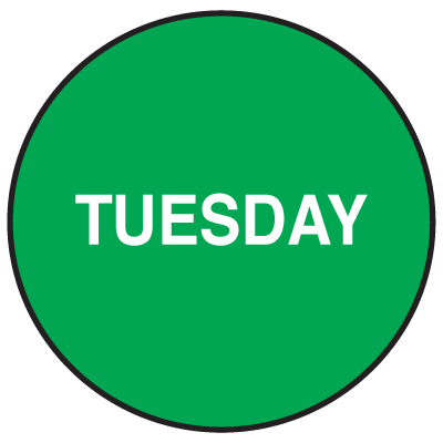 Pre-Printed Daily Inventory Dots, Inventory Labels | Seton