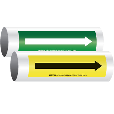 CPVC-Code™ Pipe Marker Arrows | Seton | Seton