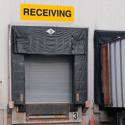 Custom Jumbo Loading Dock Signs | Seton
