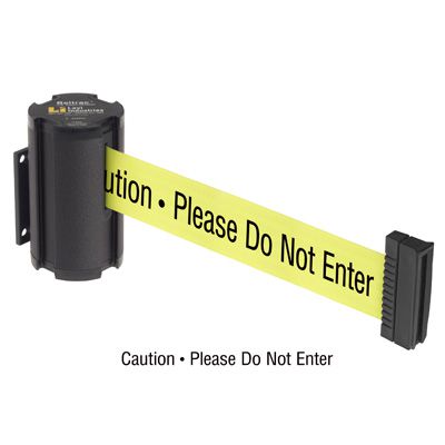 Beltrac® Wall-Mount Retractable Belt - Please Do Not Enter | Emedco