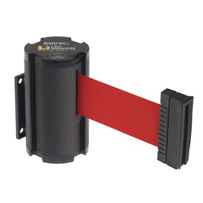 Beltrac® Wall-Mount Retractable Belts - Red Belt | Emedco