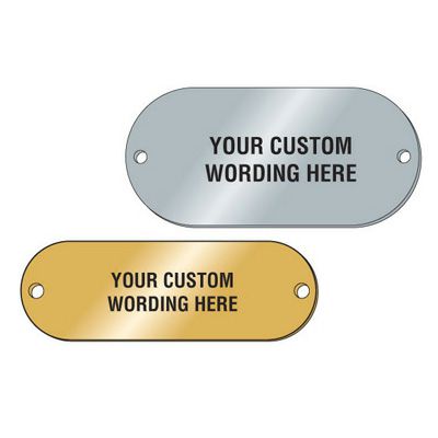 Custom Metal Asset ID Plates | Emedco
