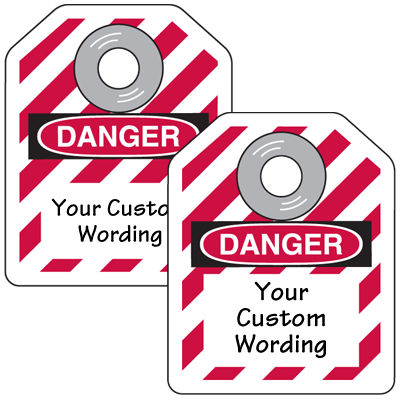 Mini Custom Lockout Tagout Tags | Emedco