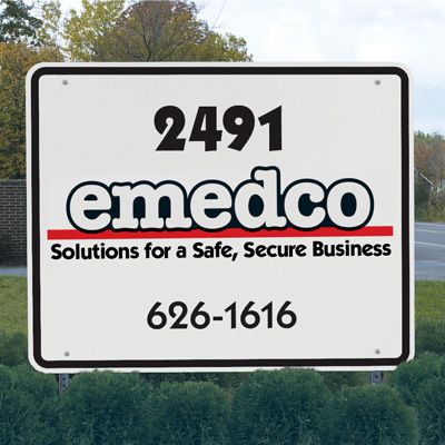 Custom Outdoor Advertising Sign | Emedco