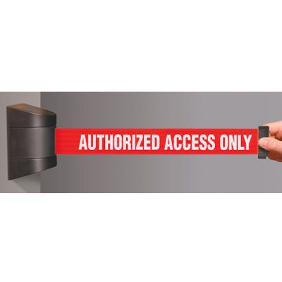 Authorized Access Only Wallmounted Tensabarrier 897-15-S-33-NO-RAX-C ...