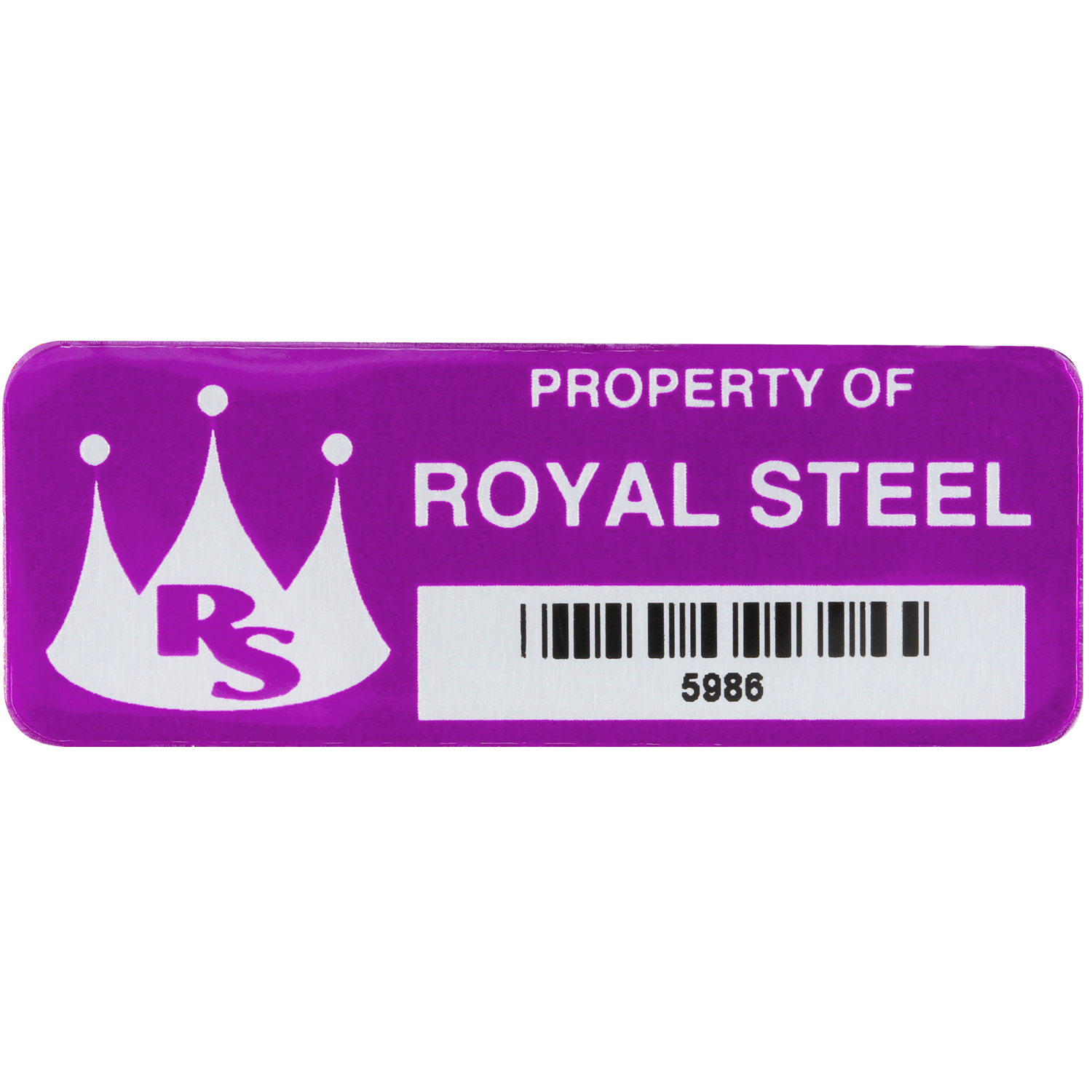 Custom Metal Asset Tags - Industrial Durability & Free Samples | Seton