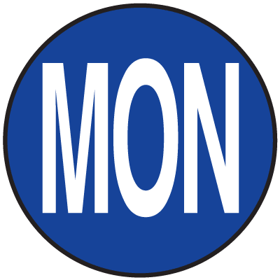 Daily Inventory Dots, Inventory Control Labels | Emedco