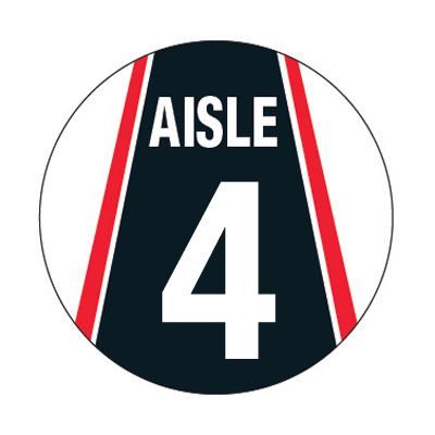 Warehouse Aisle Floor Markers - Aisle, Floor Signs | Seton