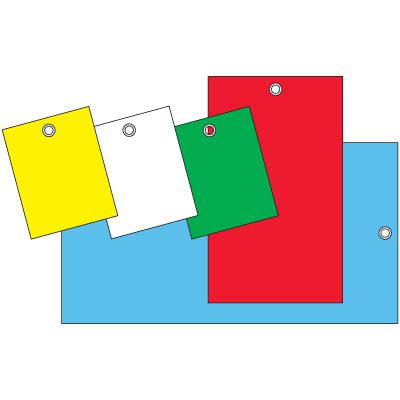 Custom-Worded Self-Laminating Plastic Tags | Seton