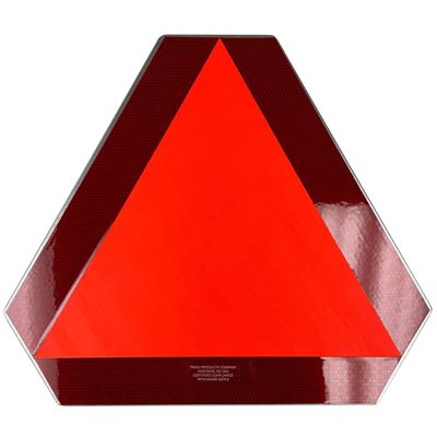 Reflective Slow Moving Vehicle Sign - Orange | Emedco