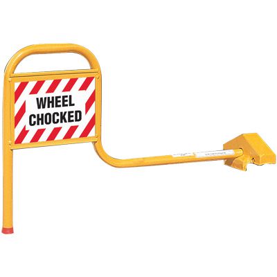 Double Rail Chock With Flag Vestil SRC/FRC | Emedco