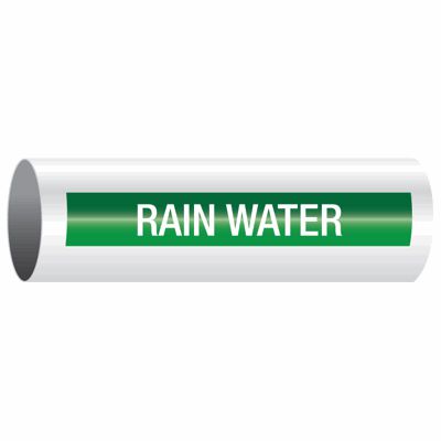 Rain Water - Self-Adhesive Pipe Markers | Emedco