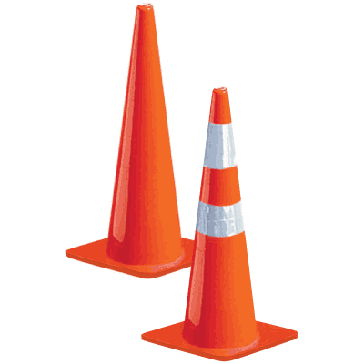 Slim-Line Traffic Cones | Seton