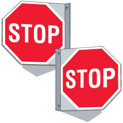 Stop Signs: Standard, Portable, LED Flashing & Custom Signs | Seton