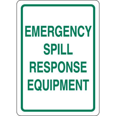 Spill Sign - Emergency Spill Response Equipment|Seton Canada | Seton.ca