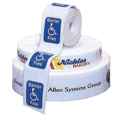 Custom Roll-Form Labels, Custom Roll Stickers | Emedco