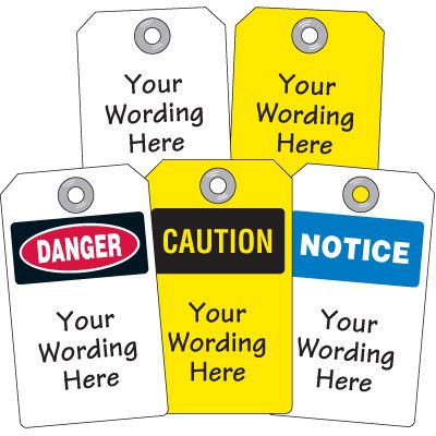 Custom Safety Tags | Design Online & OSHA Compliant | Emedco