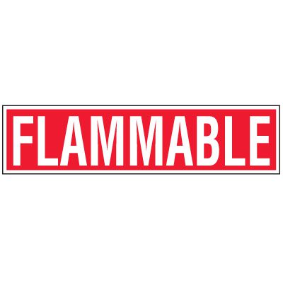 Chemical Labels - Flammable|Seton Canada | Seton.ca