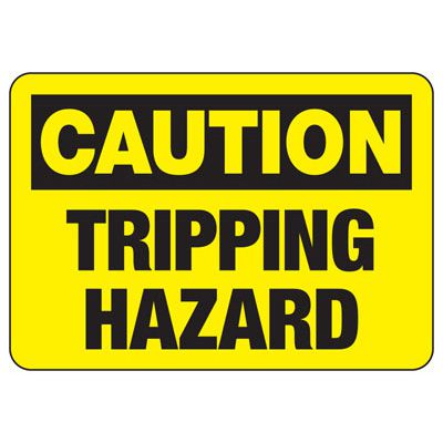 Slipping & Tripping Signs: OSHA Compliant Workplace Safety | Emedco