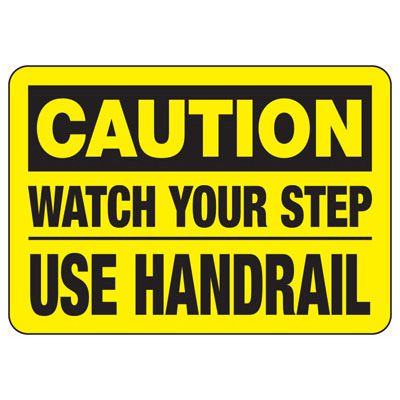 Caution Watch Your Step - Industrial Slip and Trip Sign | Seton | Seton
