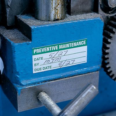 Custom Self-Debossing Foil Write-On Labels, Status Labels | Emedco