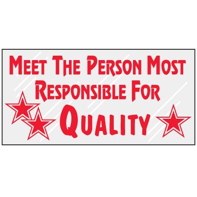 Housekeeping & Motivational Signs | Workplace Safety & Cleanliness | Emedco