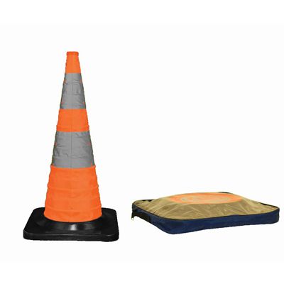 Cortina Pack N Pop™ Reflective Collapsible Cones - 5 pk | Emedco