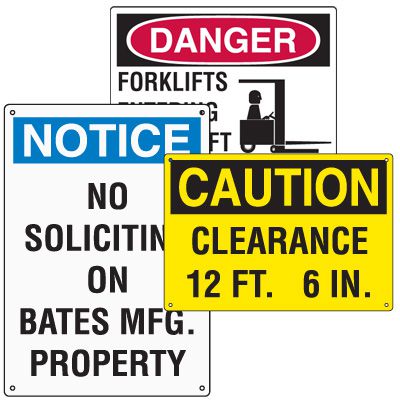 Custom Safety Signs | Seton
