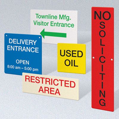 Custom Size Signs, Custom Facility Signs, Custom Signs | Seton