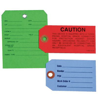 Custom Sized Cardstock Tags - Personalized Paper Tags | Seton
