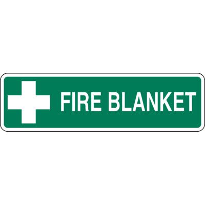 Fire Blanket First Aid Sign | Emedco