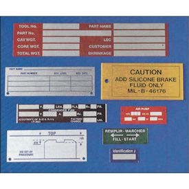 Custom Anodized-Aluminum Nameplates|Seton Canada | Seton.ca