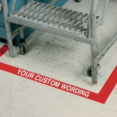 Custom Clear Floor Tape Labels|Seton Canada | Seton.ca