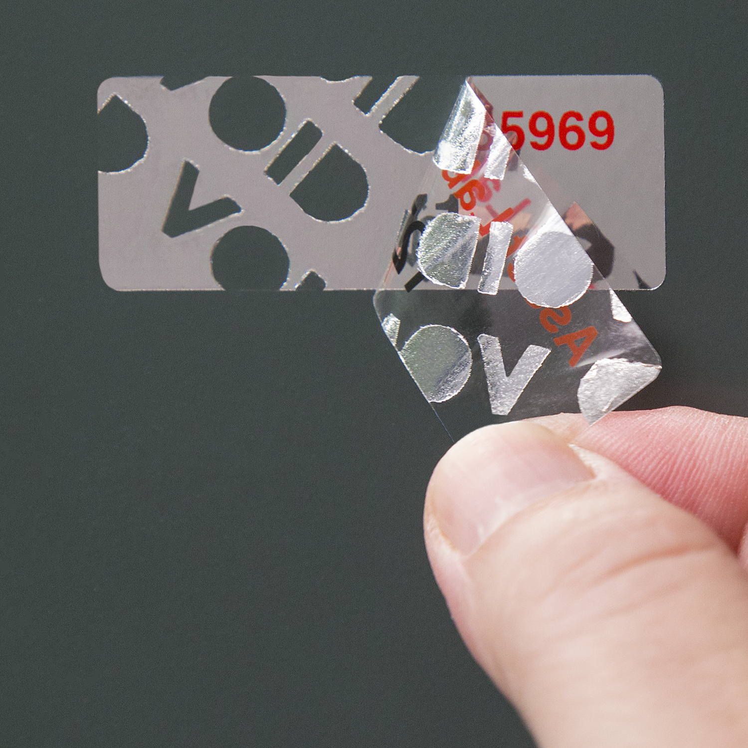 Custom Tamper Evident Asset ID Labels | Emedco