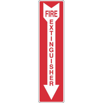 Fire Extinguisher (Down Arrow) - Industrial Fire Signs | Seton | Seton