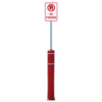 Flexible Bollard Sign Post Systems - No Parking Sign|Seton Canada ...