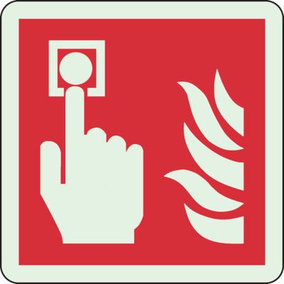 Manual Pull Station / Fire Alarm Box Sign | Emedco