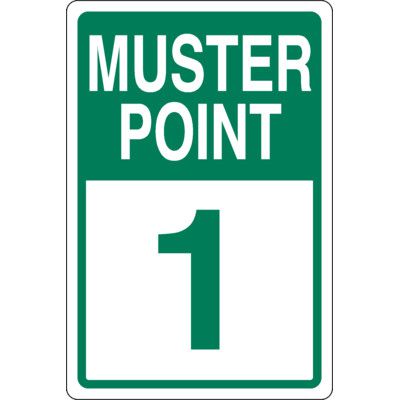 Muster Point 1 Sign | Seton
