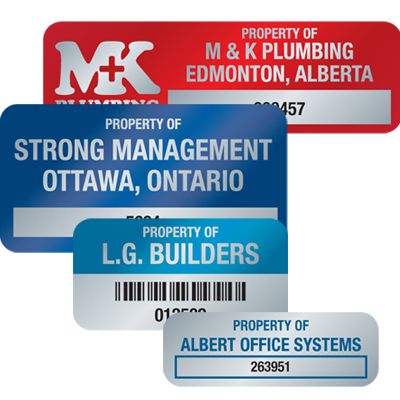 Custom Barcode Asset Tags & Labels | Seton.ca