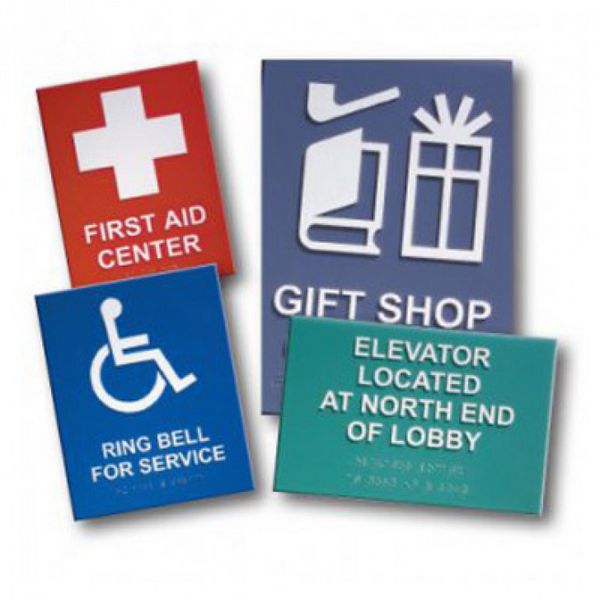 Custom Sized Engraved Braille Signs | Seton Canada | Seton.ca