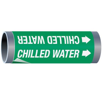 Snap-Around High Performance Pipe Markers - Chilled Water | Seton.ca