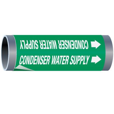 Hi Performance Snap-Around Pipe Markers-Condenser Water Supply | Seton.ca