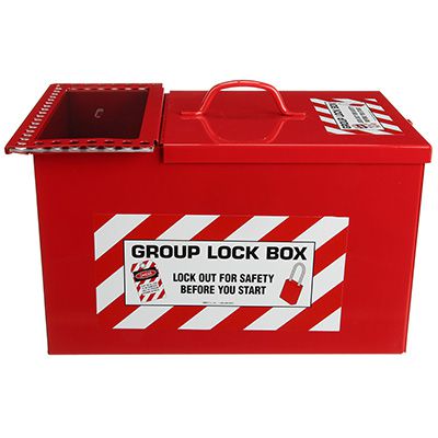 Portable Storage/Group Lock Box, Lockout Tagout Box | Emedco