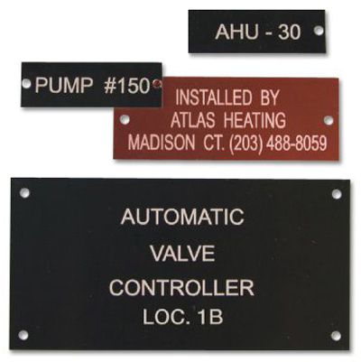 Custom Anodized Aluminum Equipment Nameplates | Durable & High-Heat ...