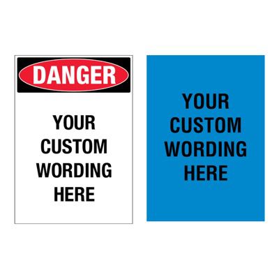 Custom Ultra-Stick Adhesive Signs|Seton Canada | Seton.ca