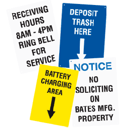Custom Worded Facility Signs|Seton Canada | Seton.ca