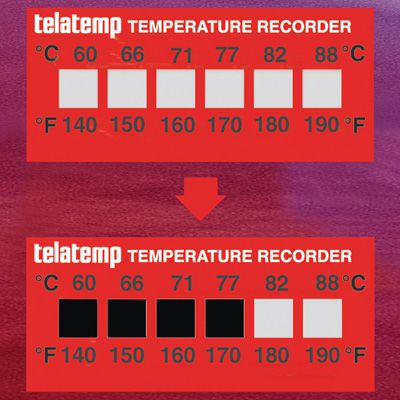 Irreversible Temperature Recording Labels|Seton Canada | Seton.ca